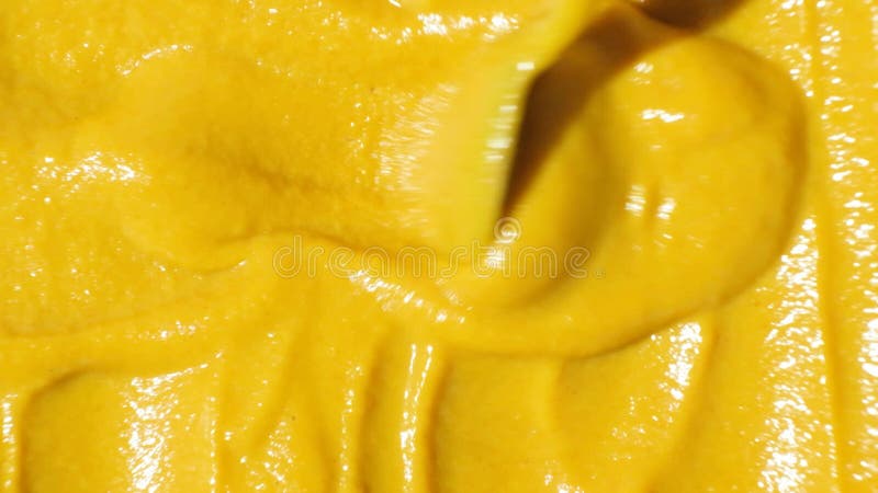 Macro Texture Mustard Sauce, Natural Traditional Spicy Mustard Sauce ...