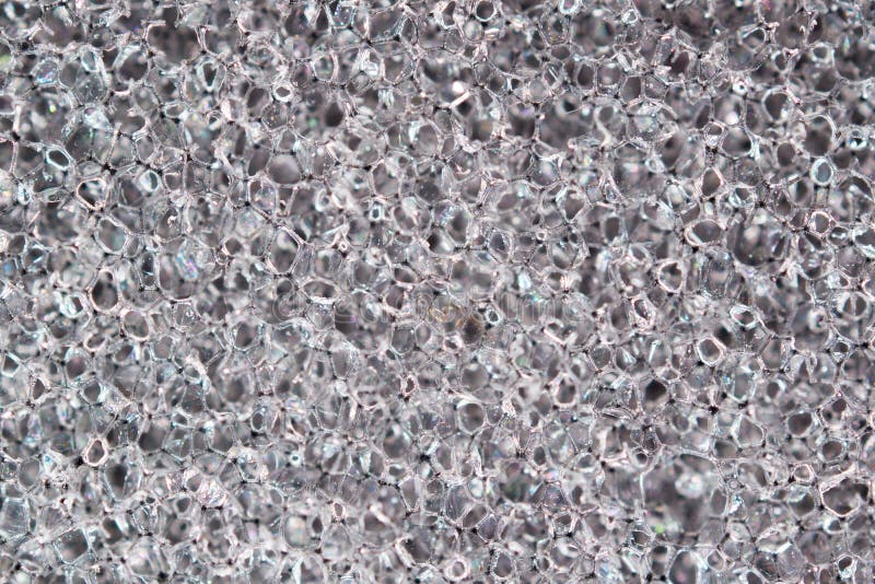 Macro Texture of Plastic Sponge Stock Image - Image of foam, neutral ...