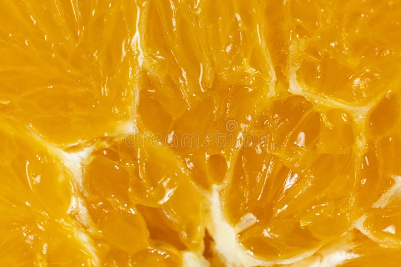 Macro Texture of Ripe Fresh Orange Fruit Pulp. Stock Image - Image of ...