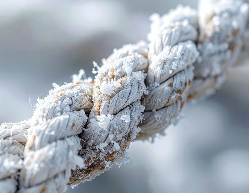 Macro Texture Salt Encrusted Rope Angled Stock Illustration ...
