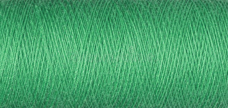 Macro Texture of a Skein of Green Sewing Thread Stock Photo - Image of ...