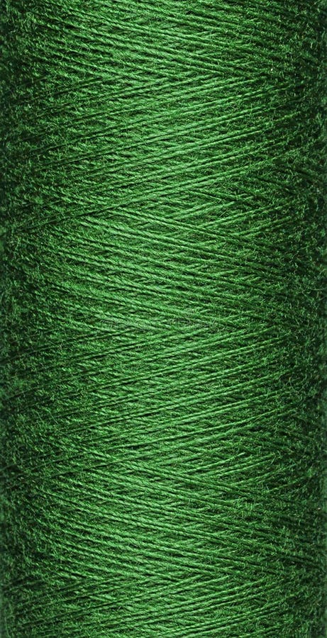 Macro Texture of a Skein of Green Sewing Thread Stock Image - Image of ...