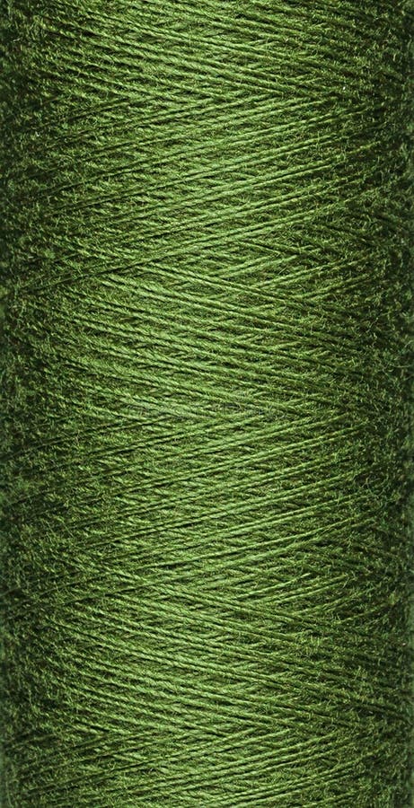 Macro Texture of a Skein of Green Sewing Thread Stock Image - Image of ...