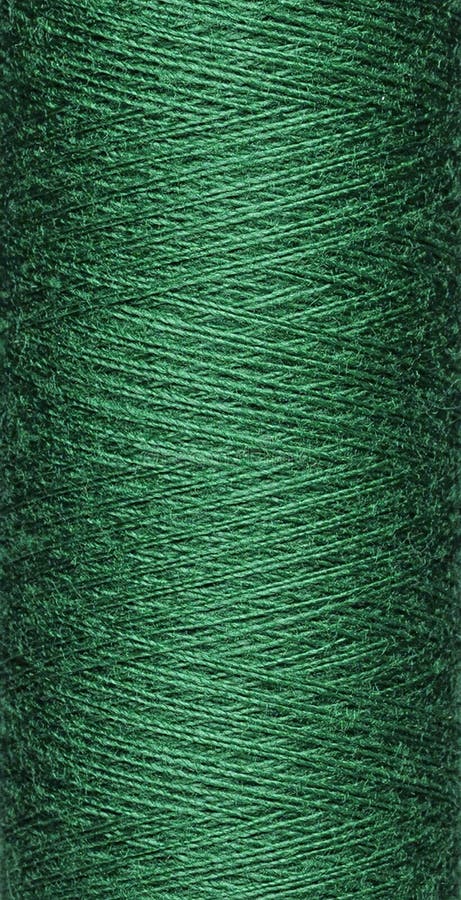 Macro Texture of a Skein of Green Sewing Thread Stock Photo - Image of ...