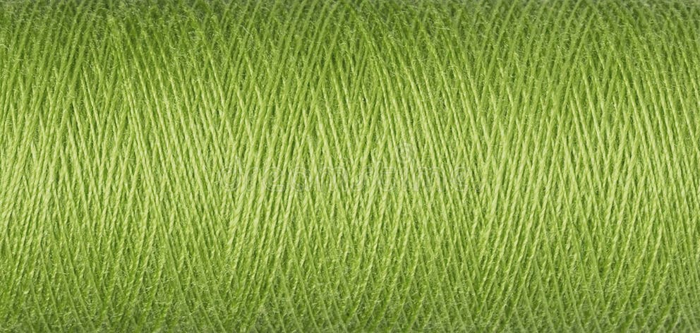 Macro Texture of a Skein of Green Sewing Thread Stock Photo - Image of ...