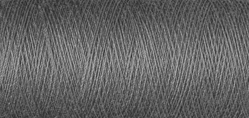 Macro Texture of a Skein of Grey Sewing Thread Stock Image - Image of ...