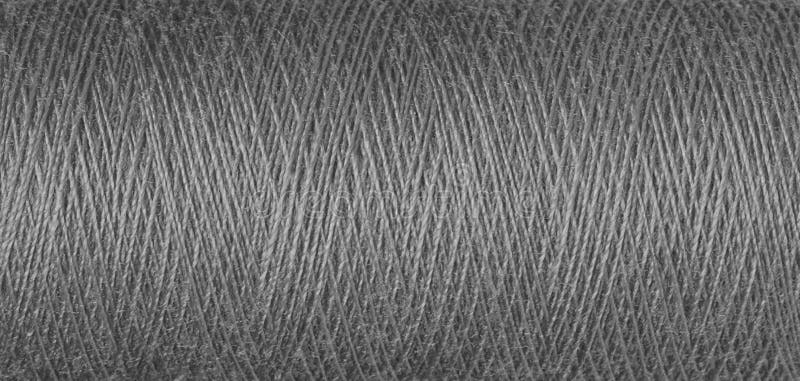 Macro Texture of a Skein of Grey Sewing Thread Stock Image - Image of ...