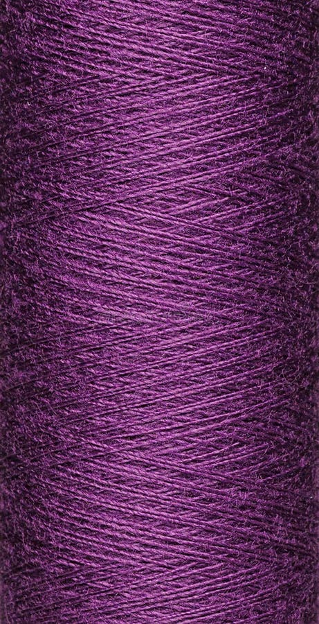 Macro Texture of a Skein of Purple Sewing Thread Stock Image - Image of ...