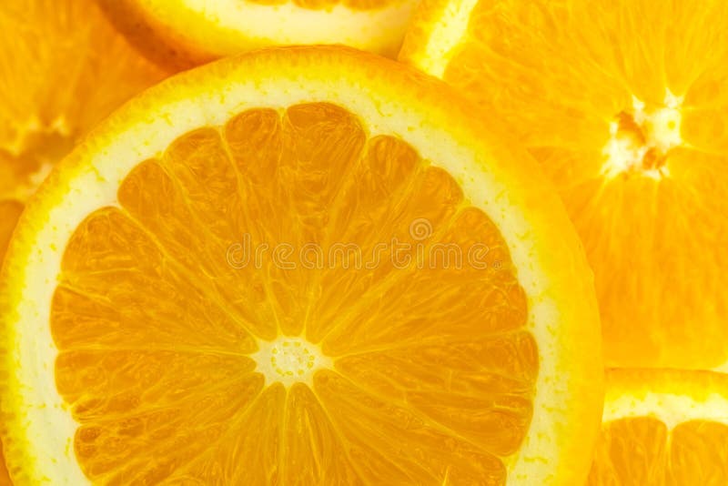 Macro of Texture Slice Orange Fruit .Close Up Flesh of Orange Stock ...