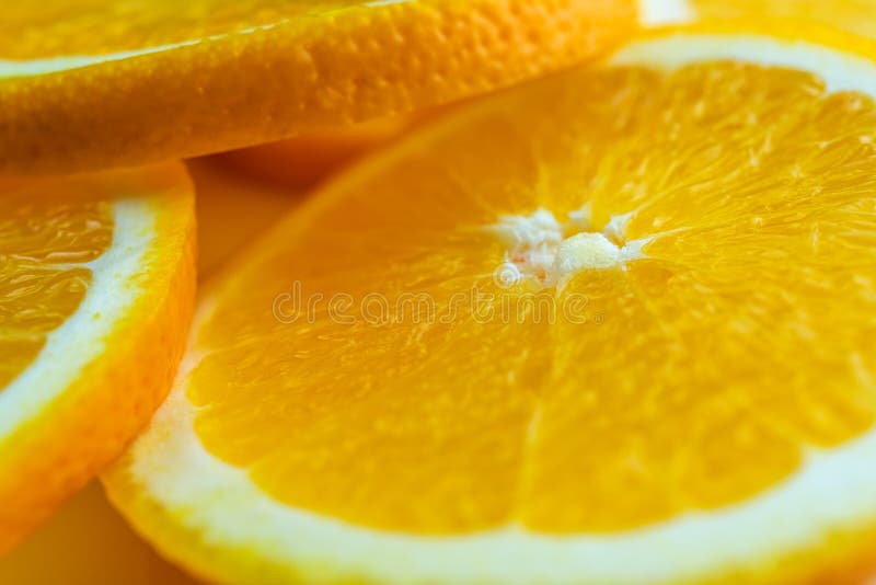 Macro of Texture Slice Orange Fruit .Close Up Flesh of Orange Stock ...