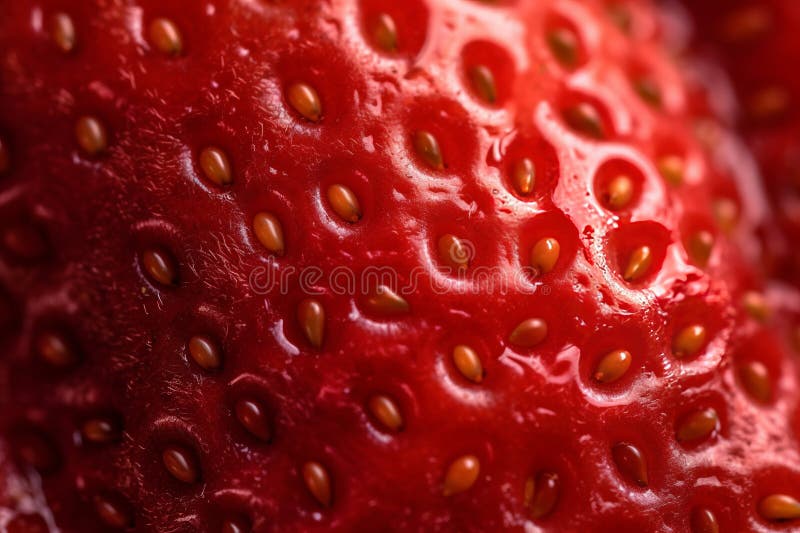 Macro Texture of Strawberry Stock Image - Image of ripe, seed: 275276217
