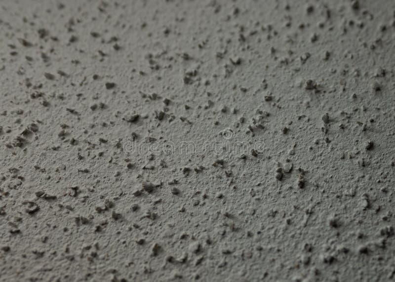 Macro Textured White Popcorn Ceiling 1980's Residential Building Stock ...