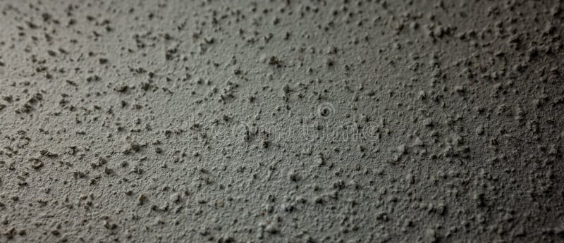 Macro Textured White Popcorn Ceiling in a 1980`s Residential Building ...