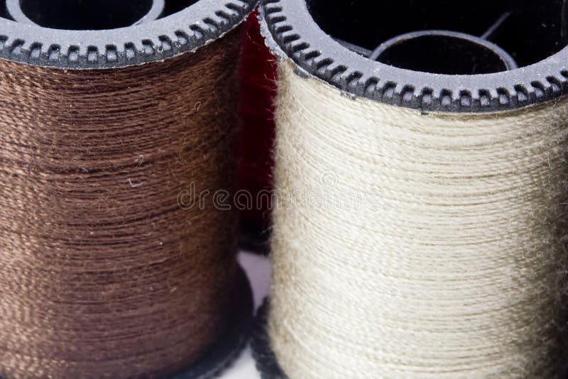 Macro of Thread stock photo. Image of industry, textured - 25070834