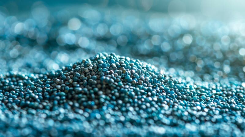 Macro Turquoise Seeds: Abstract Texture Background, Agriculture Concept ...