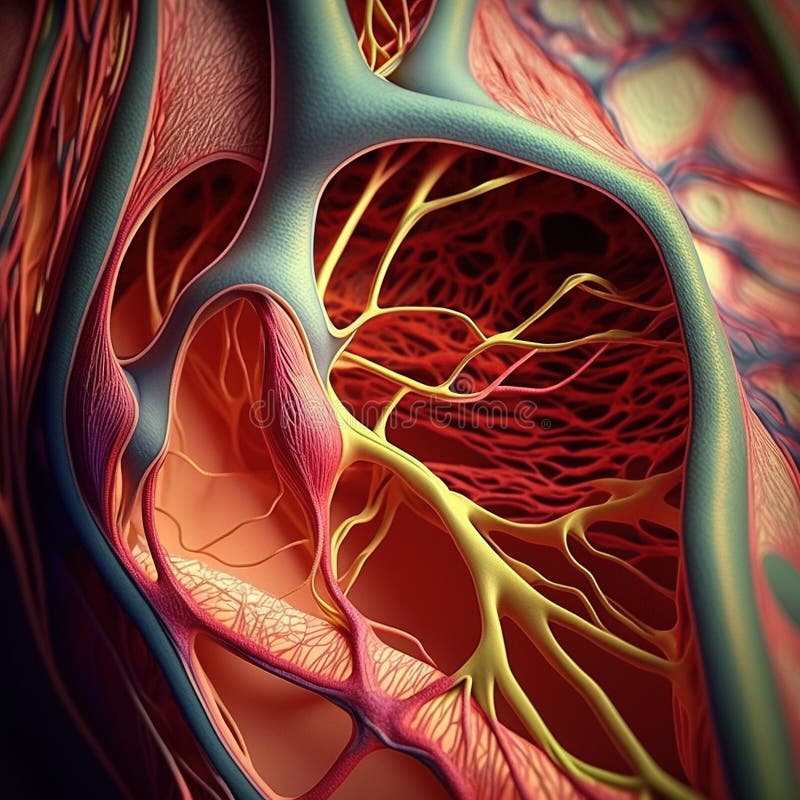 Macro veins tissues stock illustration. Illustration of white - 270291928