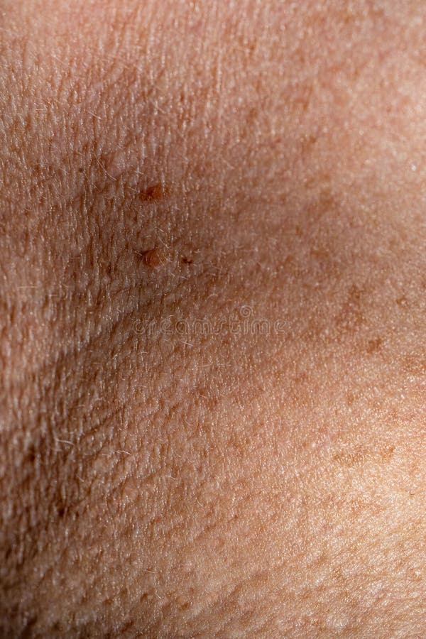 Macro Vertical Da Textura Da Pele Humana. Foto de Stock - Imagem de ...