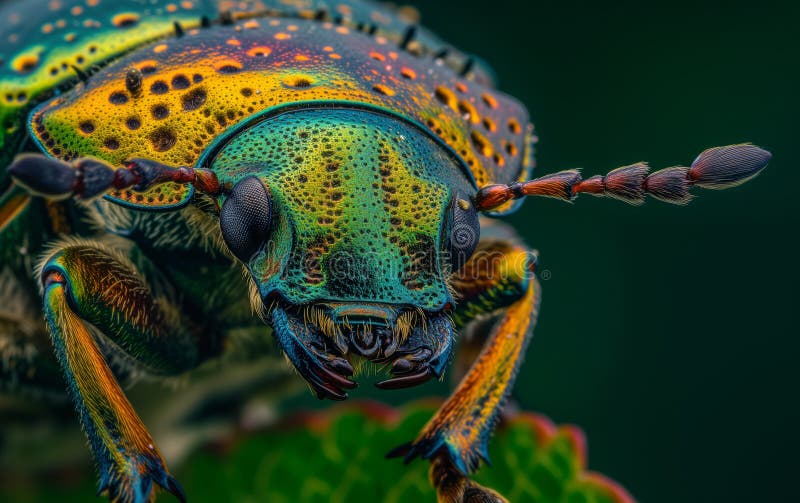Macro View of Beetle Insect Stock Photo - Image of insect, wildlife ...