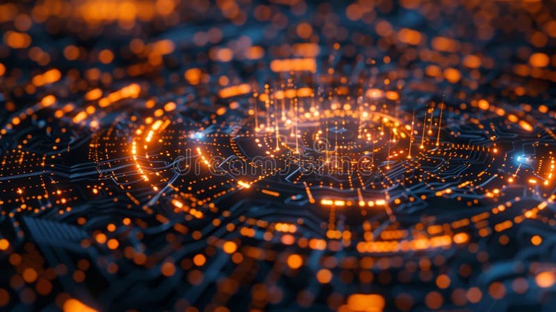 A Macro View of a Circuit Board Revealing Its Intricate Pathways that ...