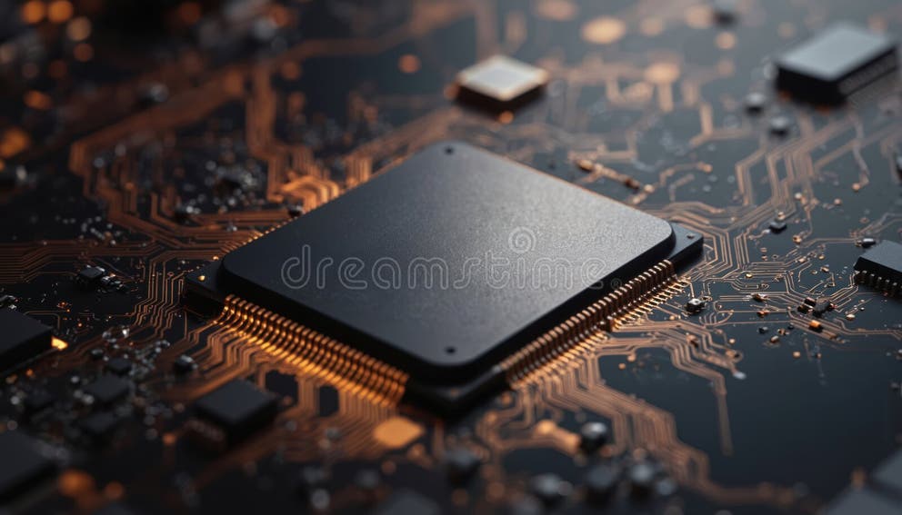 Complex Microchip Circuitry Stock Illustrations – 5,680 Complex ...