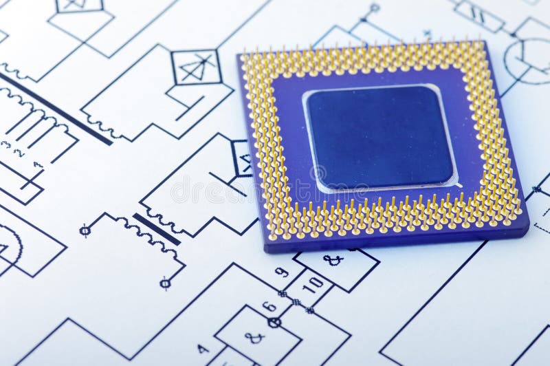 Microprocessor stock photo. Image of macro, microprocessor - 207202