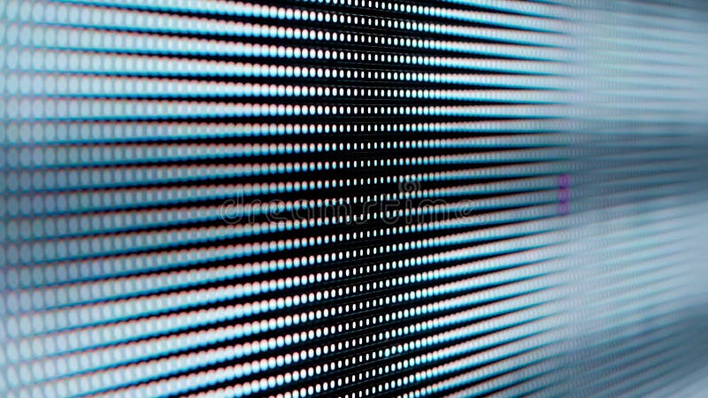 Digital LED Panel with RGB Pixel Grid Stock Illustration - Illustration ...