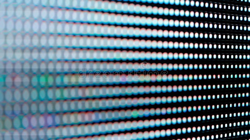 LED Screen Displaying an RGB Dot Pattern Stock Illustration ...