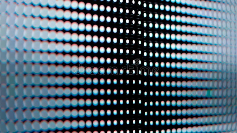 LED Screen Displaying an RGB Dot Pattern Stock Illustration ...