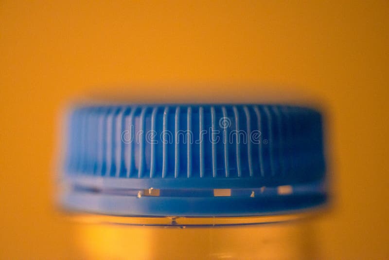 Macro View: Exploring the Texture of a Plastic Bottle Cap Stock Image ...