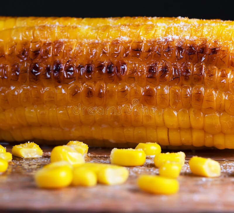 Cooked corn stock photo. Image of corn, health, botanical - 96950208
