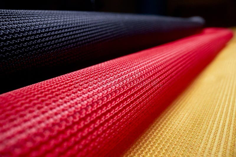 Macro View of the German Flag Material. Flag, Country, Patriotic Stock ...