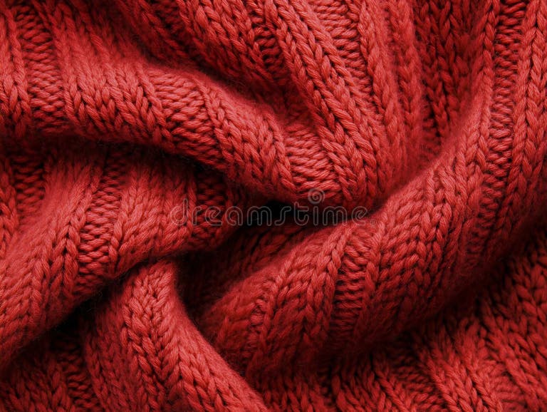 Macro View of Handcrafted Knitted Wool Surface. Stock Photo - Image of ...