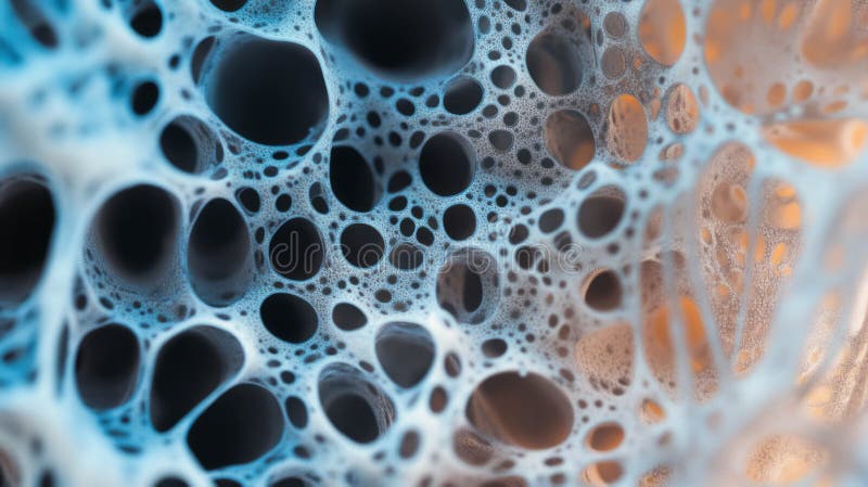 Macro View of Intricate Moss Spore Texture and Patterns for Nature ...