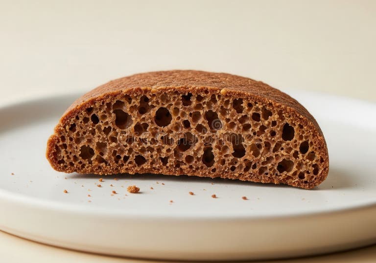 Macro View of Lentil-Based Chip Cross-Section Showing Airy Texture and ...