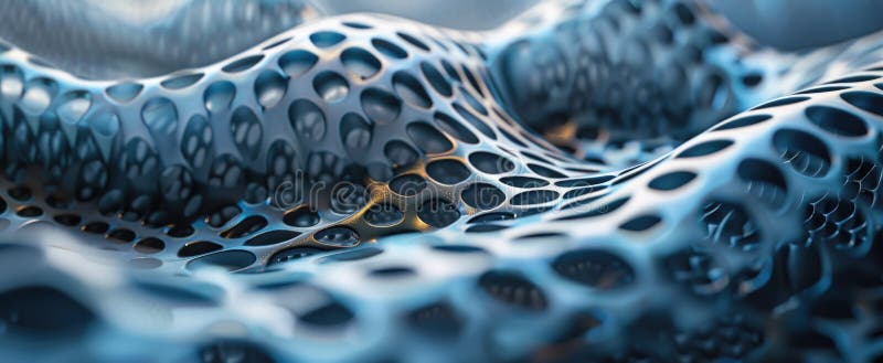 Macro View of a Metamaterial Surface, Highlighting Its Unusual Physical ...