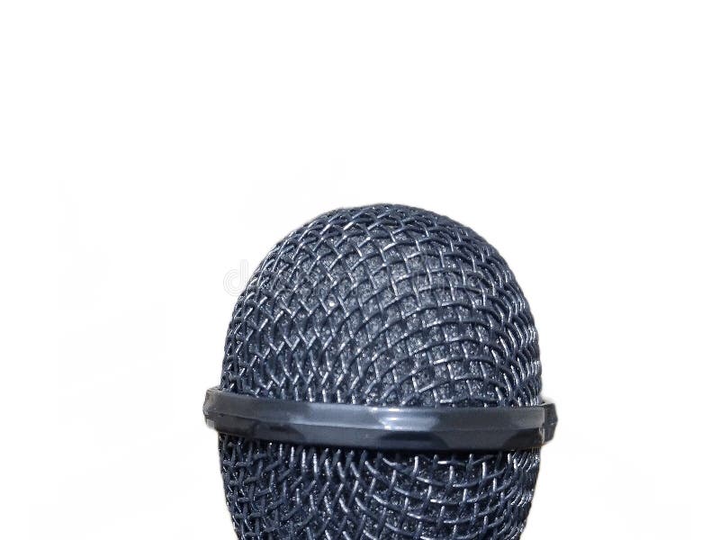 Macro view of a microphone stock photo. Image of audio - 265786000