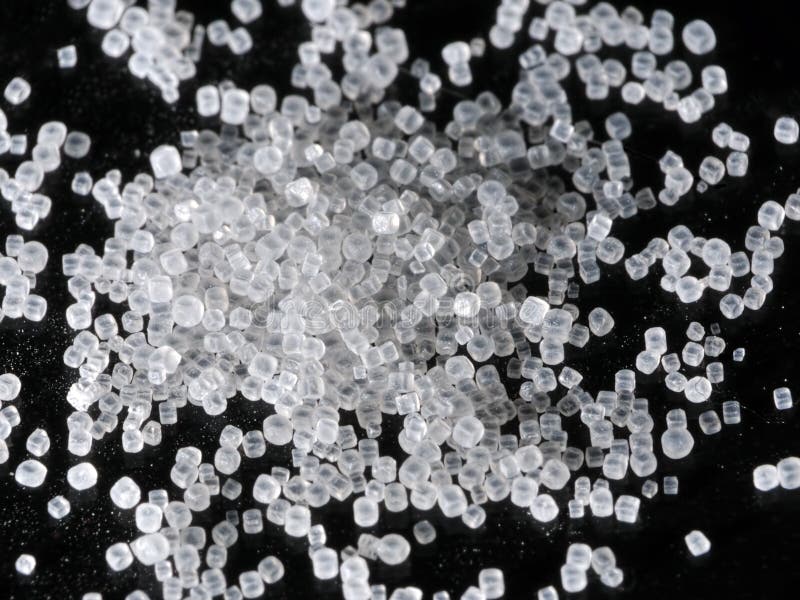Macro View of Salt Crystals Stock Image - Image of crystals, macro ...