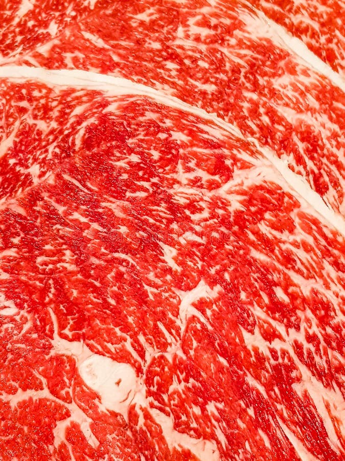 The macro of wagyu texture stock image. Image of pattern - 155388043