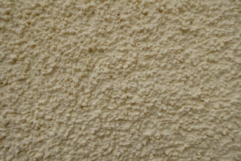 Macro of Wall with Light Beige Roughcast Finish Stock Image - Image of ...