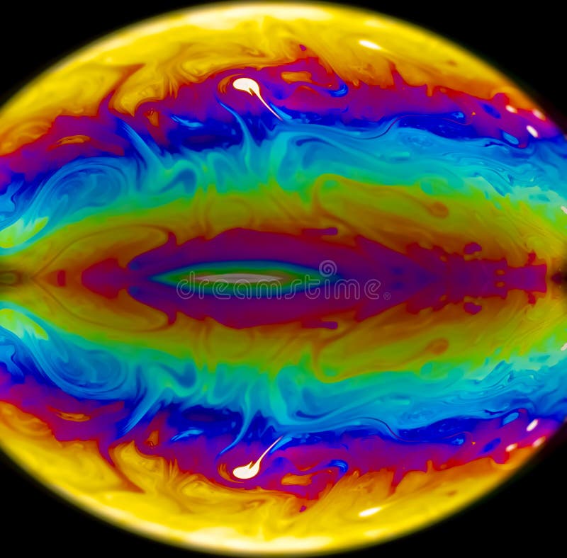 Macro of Water Drop Droplets on a Plant Stork with a Photo of a Flower ...