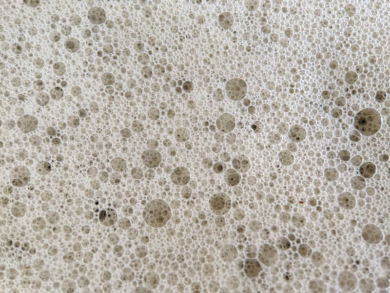 Macro of White Foam Texture Stock Image - Image of floor, clothing ...
