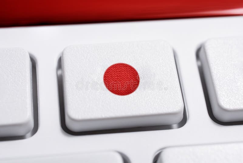 Macro of a White Record Button of a White Remote Control for a Hifi ...