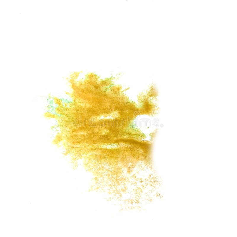 Macro the Yellow Spot Blotch Texture Isolated on a White Backgr Stock ...