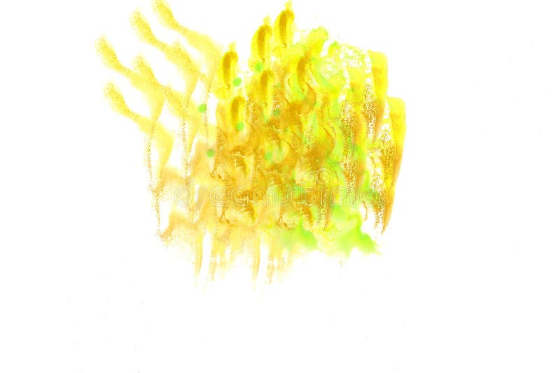 Macro the Yellow Spot Blotch Texture Isolated on a White Backgro Stock ...