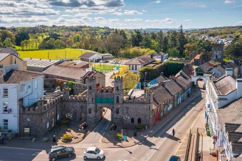 Macroom, Ireland - April 22, 2024: Architecture of the Macroom Town in ...