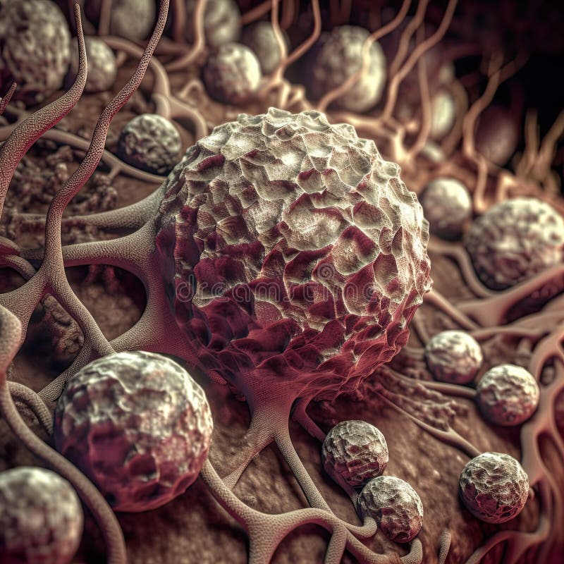 Macrophage Cells, Immune Cells at High Magnification, AI Generative ...