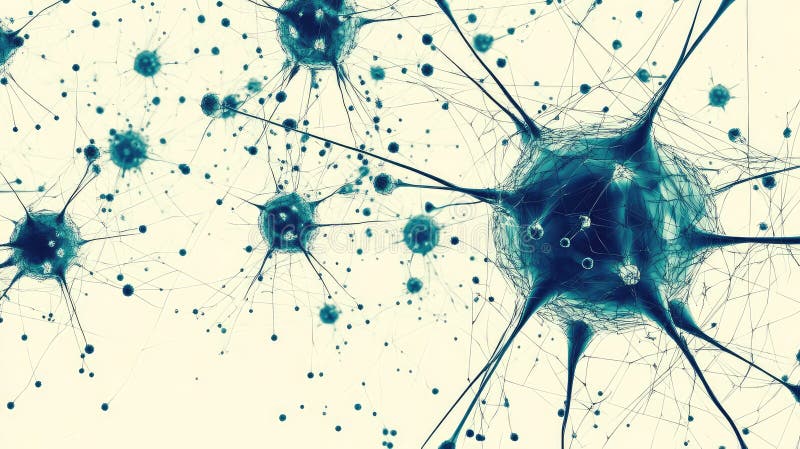 Macrophages Disassembling Immune System Network Stock Illustration ...