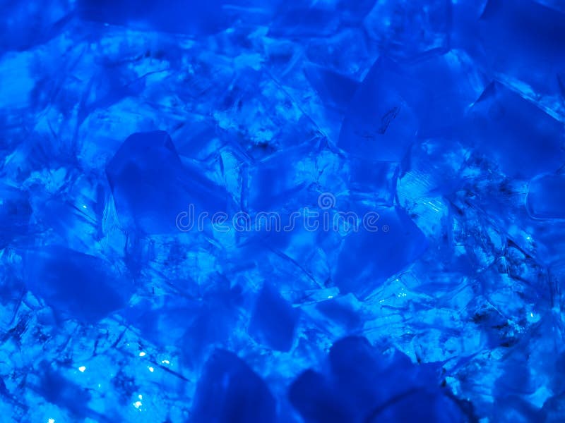 Macrophotography of Blue Transparent Crystals of Copper Sulfate ...