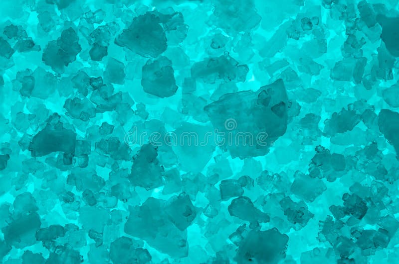 Macrophotography of Coarse Salt Rocks,abstract Background.blue Color ...