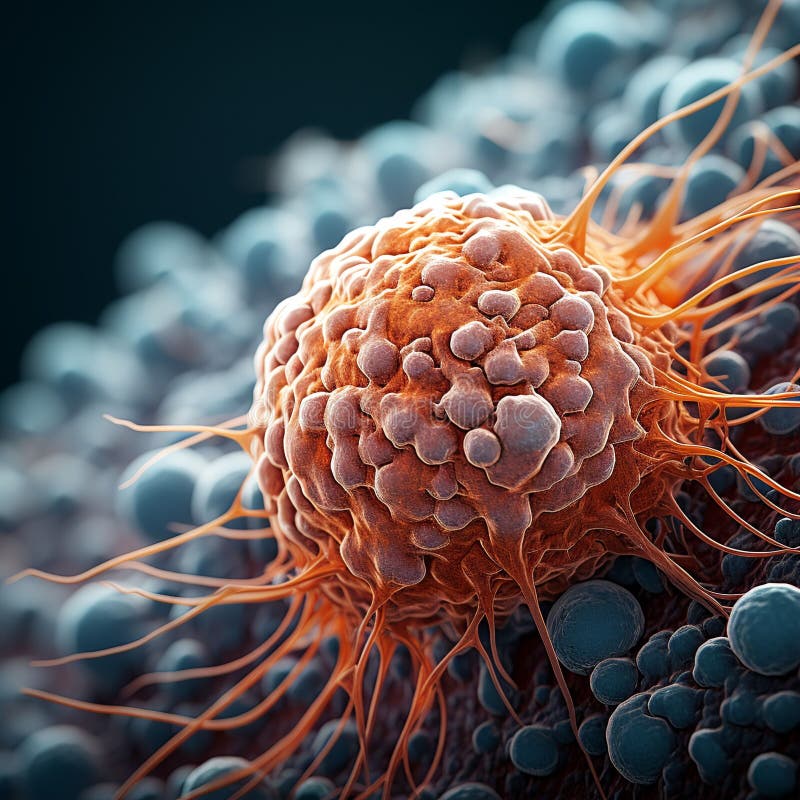 Macroscopic Shot If Radiolaria Cells, AI-generated. Stock Illustration ...